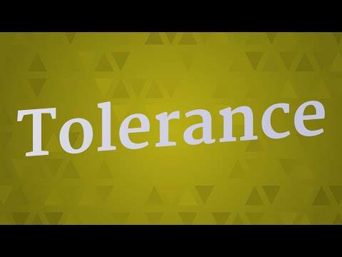 TOLERANCE pronunciation • How to pronounce TOLERANCE