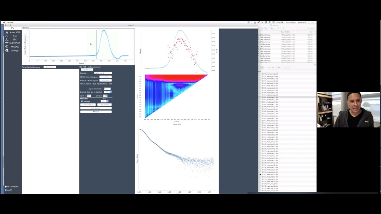 SAXS Data processing using SCATTER with Dr. Rob Rambo