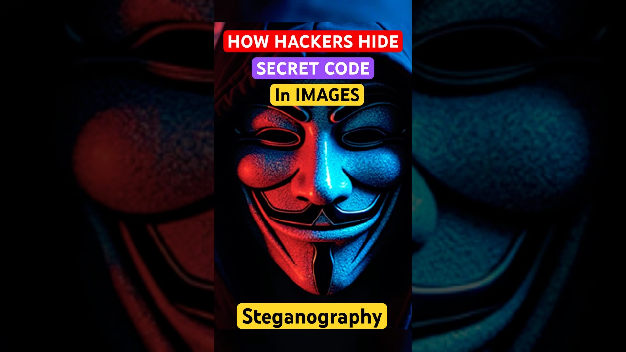 How Hackers Hide Secret Messages Inside Images using Steghide 🔥 #viralvideo #trending #ytshorts