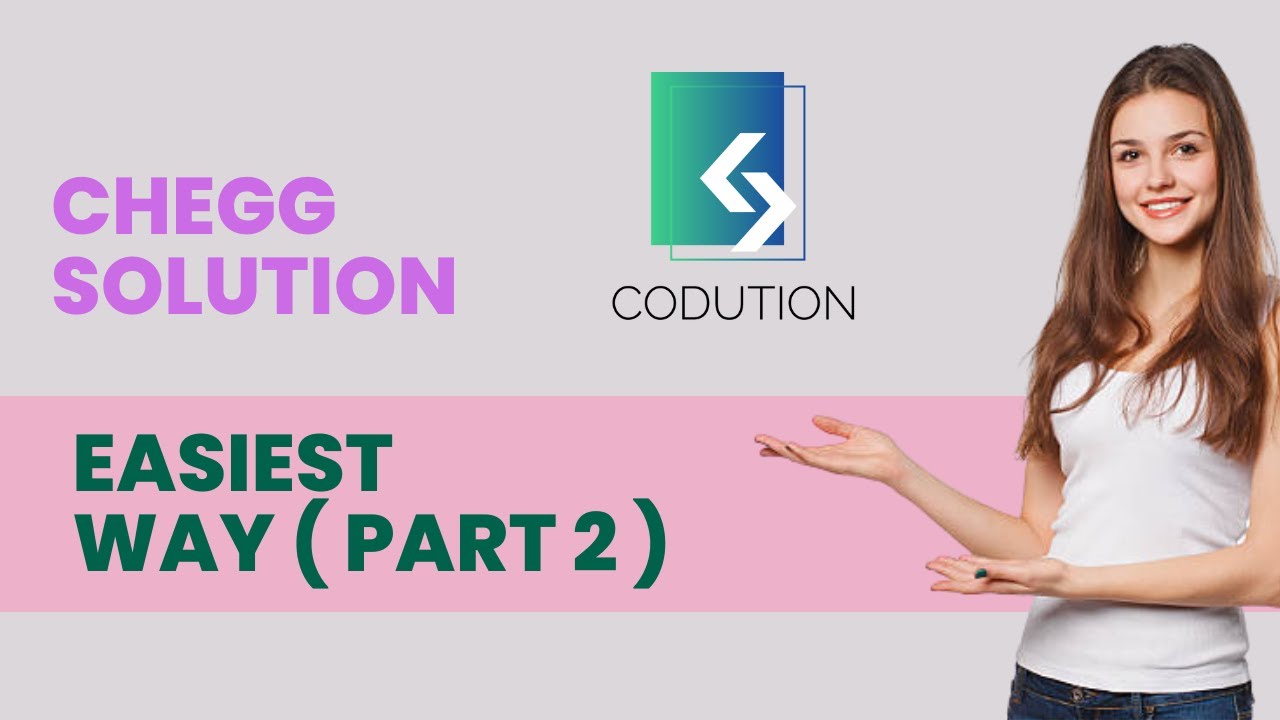 How to solve questions on Chegg || Part-2