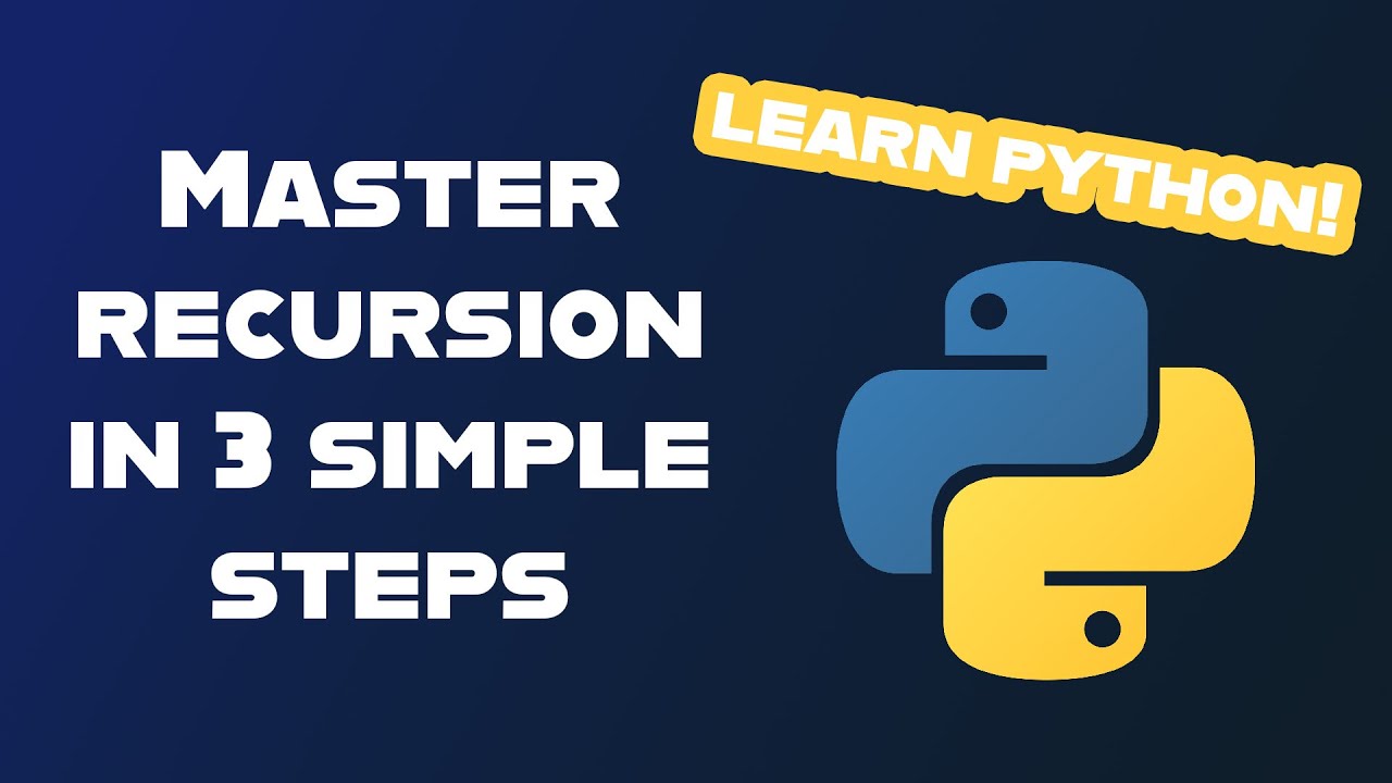 Learn Python Recursion Mastery in 6 Minutes!