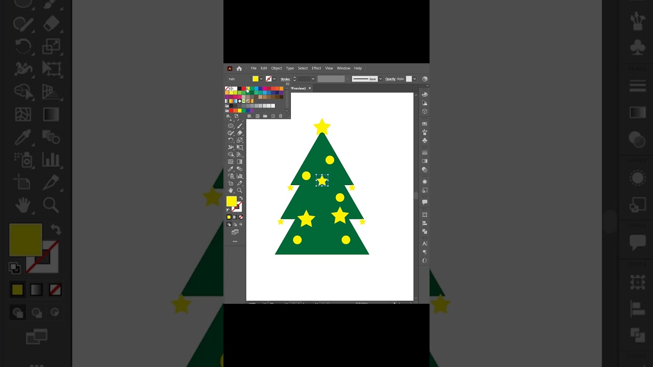 How to create Merry christmas tree 3D #photoshop #illustrator   #shortvideo#merrychristmas #shorts