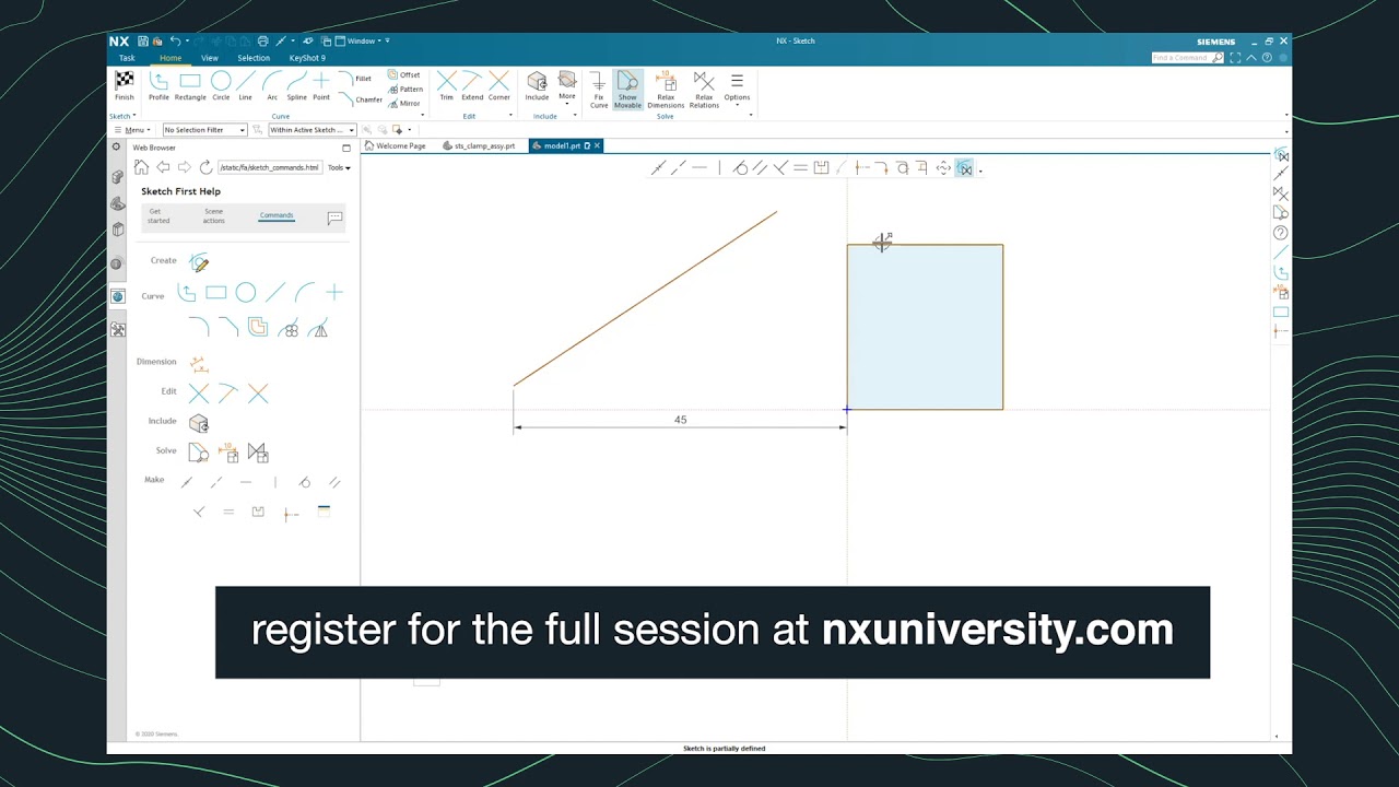 New NX 1926 Sketch Solver - NX University Sneak Peek