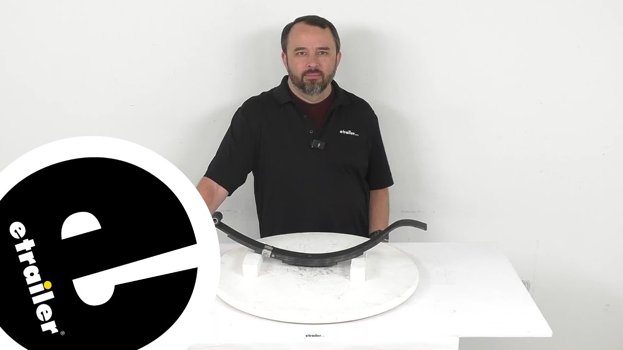 Review of EMCO Trailer Leaf Springs - 4 Leaf Slipper Spring Radius End 2000 LBS Axle - EM48AJ