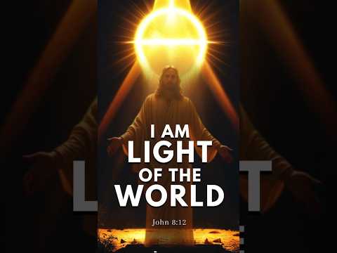 I Am the Light of the World — John 8:12 - Follow Jesus and never walk in darkness #short #Jesuslight