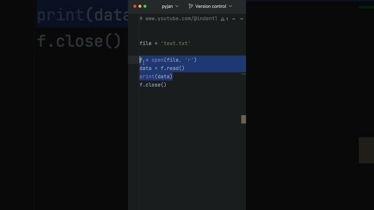 THIS Is The PYTHONIC Way To Handle Files