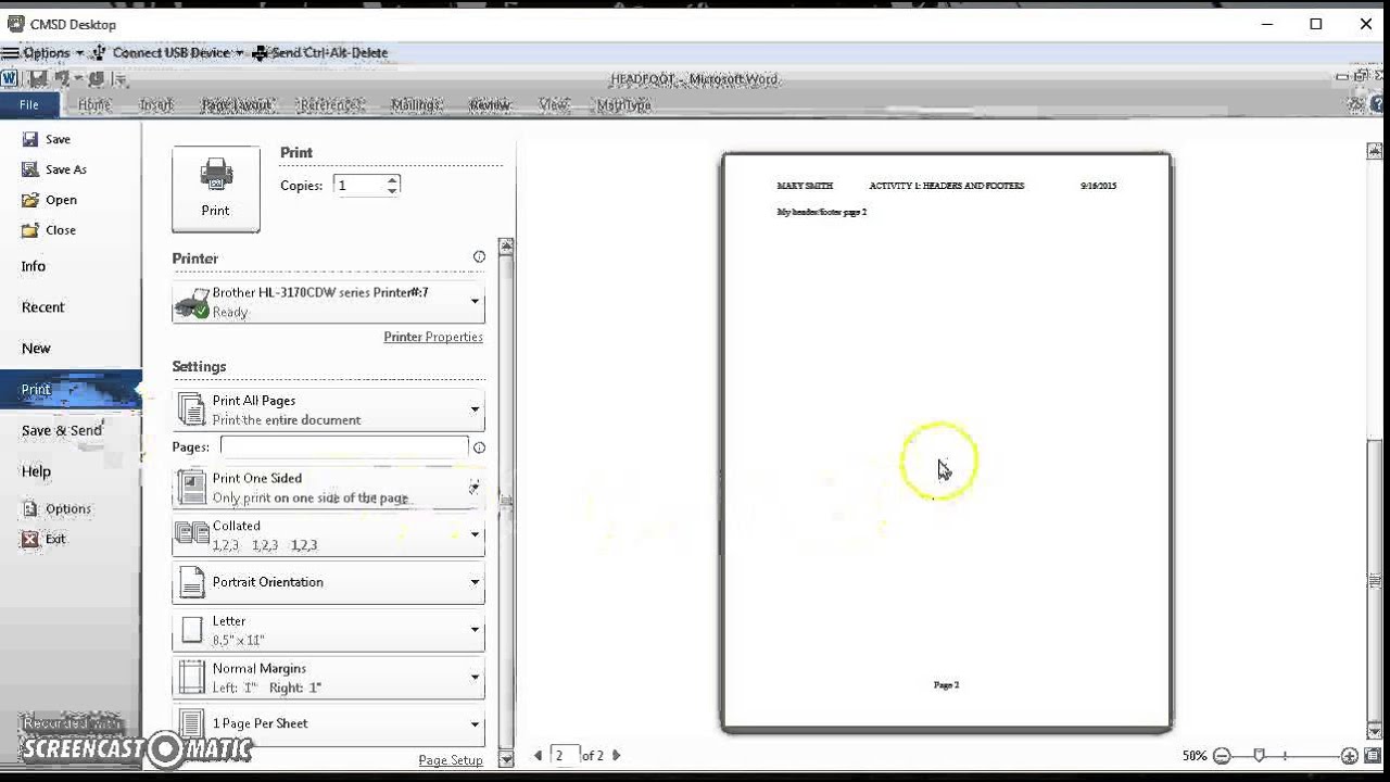 How to Print Preview Your Document in Microsoft Word 2010