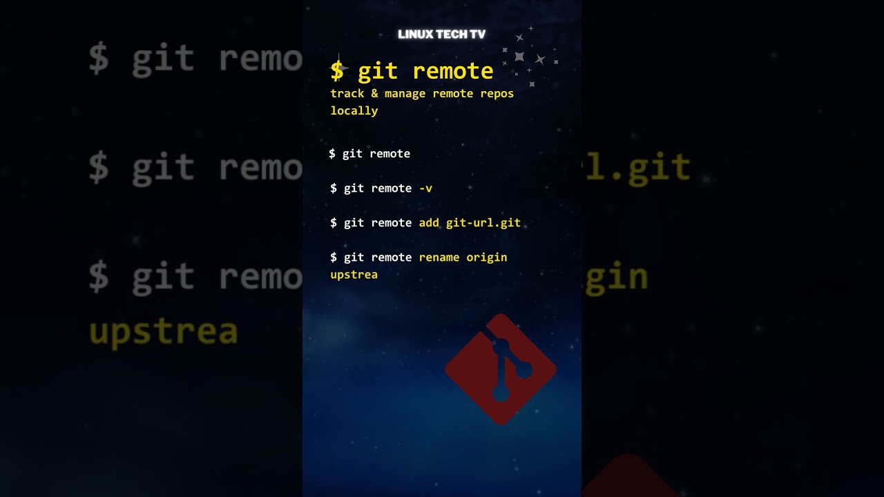 23. Master Git | git remote command | learn Git @LinuxTechTV pro Git