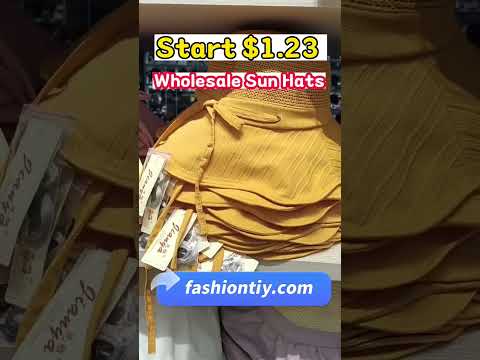 Start $1.23 Wholesale Summer Sunhats | 70% Cheap Wholesale Women Hats Market for Boutiques USA
