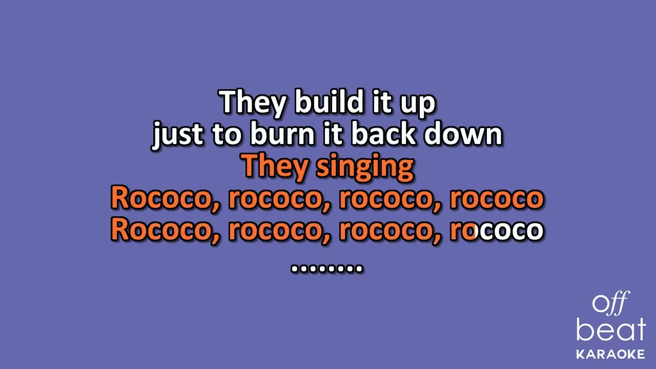Arcade Fire - Rococo (Karaoke Version)