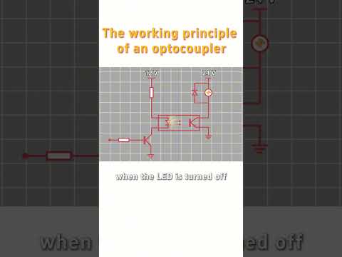 The working principle of an optocoupler. #slkor#engineer #optocoupler
