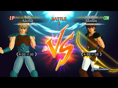 Aiolia (Training Outfit) vs Aiolos (Training Outfit) - Saint Seiya: Brave Soldiers