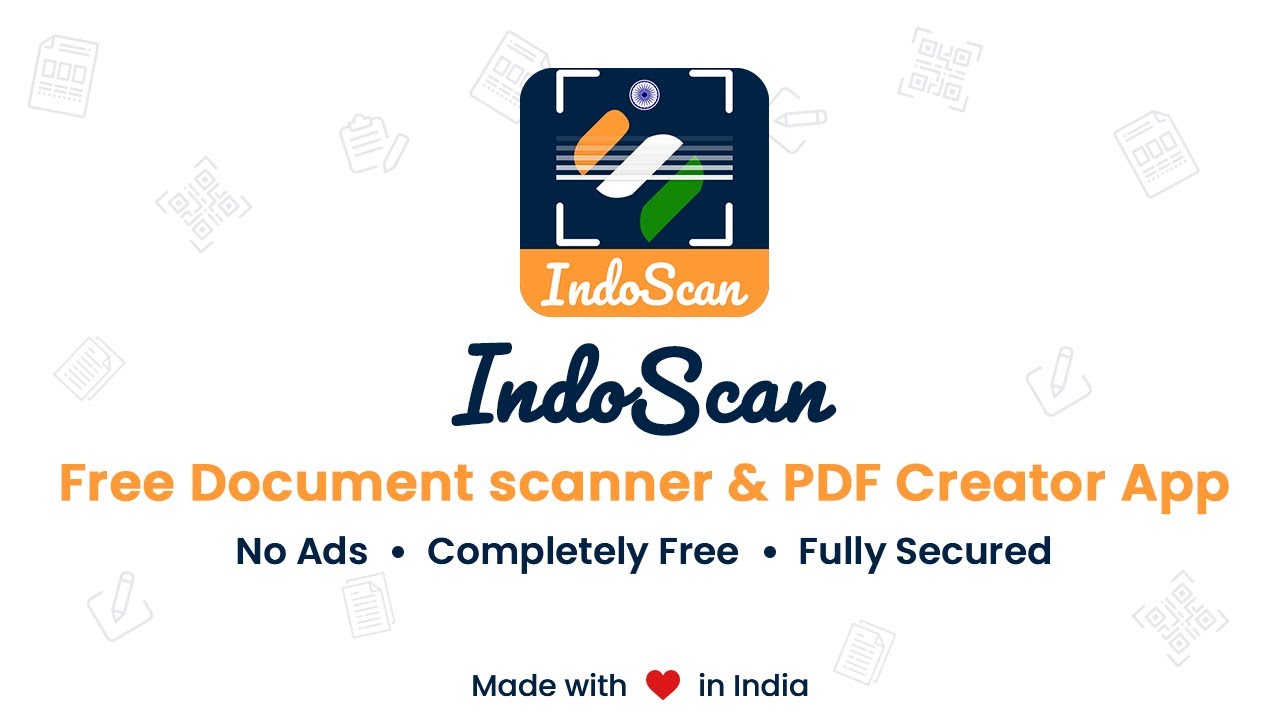 Indoscan: Free Document scanner and PDF Creator App