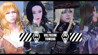 Skyrim SE - MODDED GAMEPLAY - Valtheim Towers at Skyrim Special Edition ...
