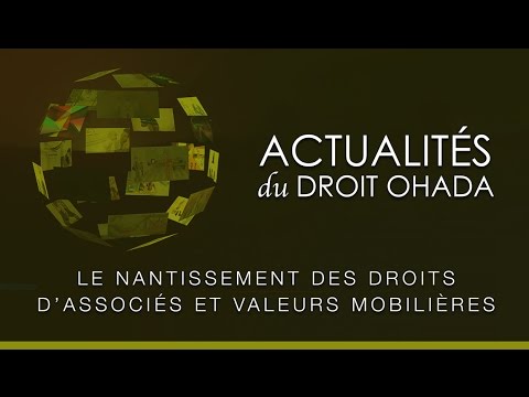 Le nantissement des droits d’associés et valeurs mobilières