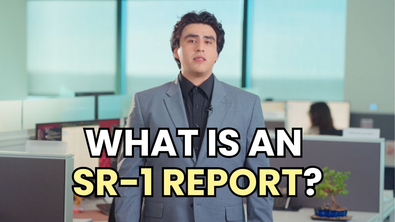 What is an SR-1 report?