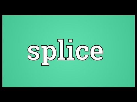 Splice Meaning