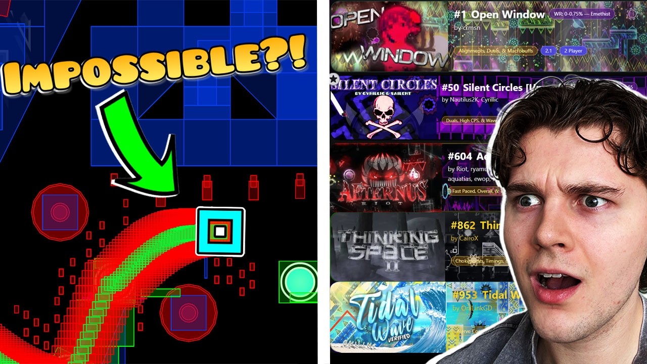 Exploring The IMPOSSIBLE LEVELS LIST | Geometry Dash