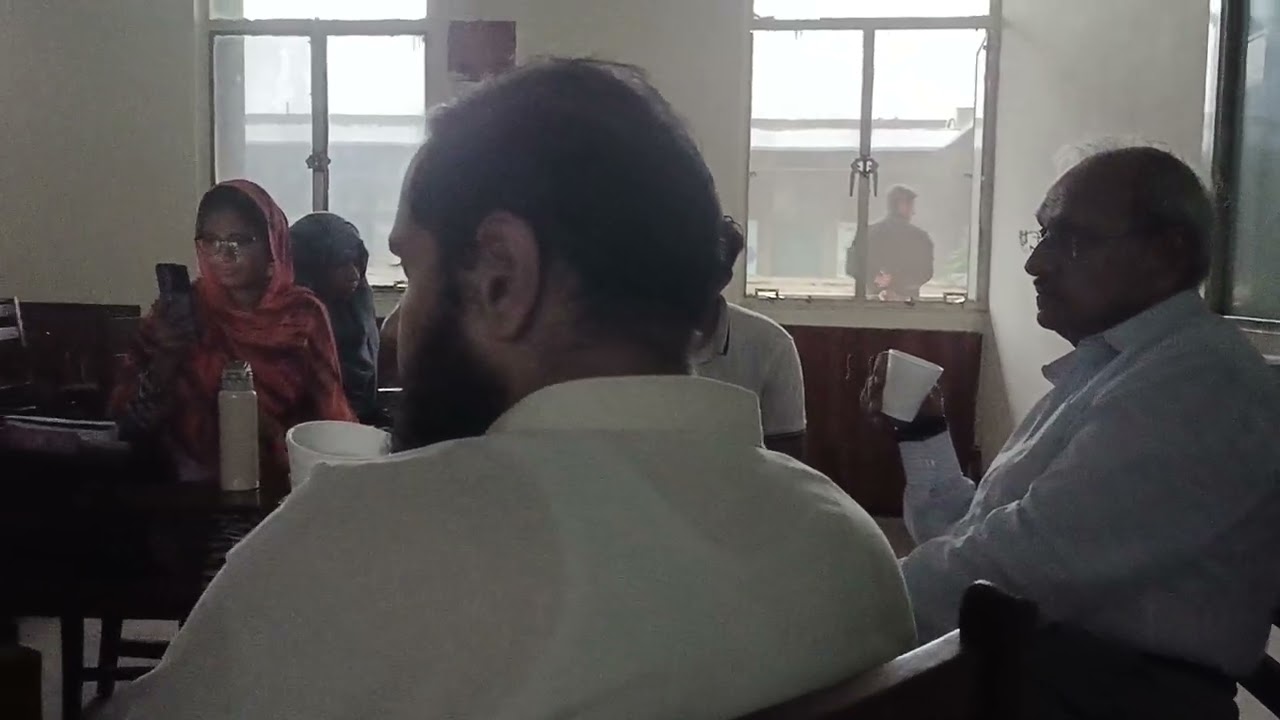 Last Class With Dr. Qaiser Mushtaq sb at QAU