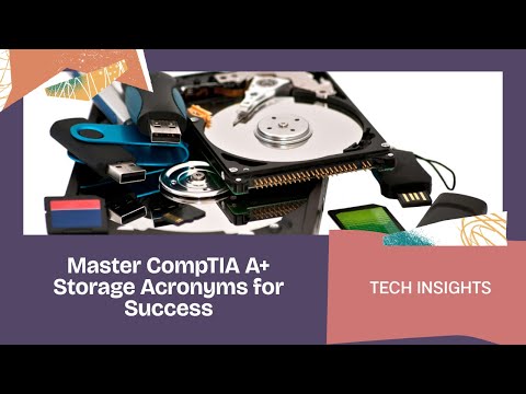 CompTIA A+ 💾 Storage Acronyms Explained