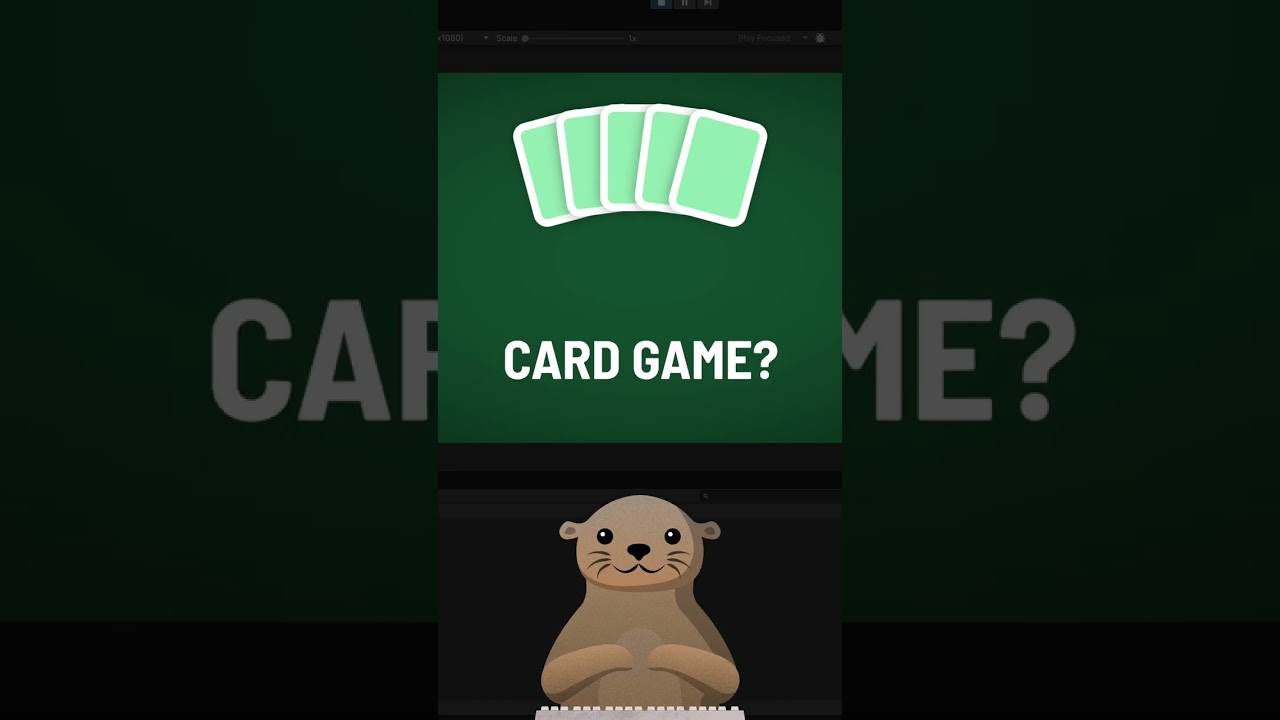Curved Card Hand Unity Tutorial #shorts