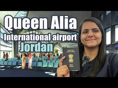 [4K] Queen Alia International Airport Walking Tour | Amman | Jordan