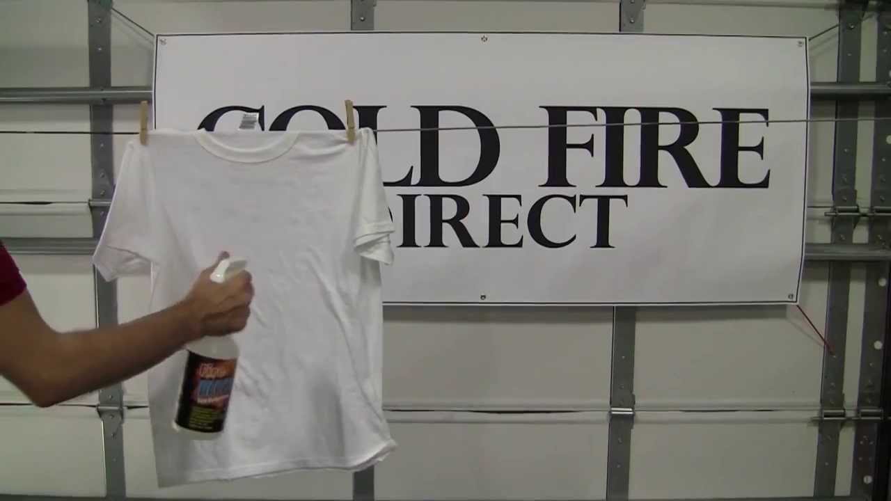 Applying Fire Block with 32oz Pump Spray Bottle