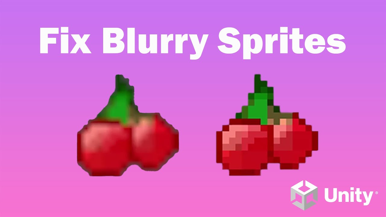 HOW TO FIX BLURRY SPRITES IN UNITY