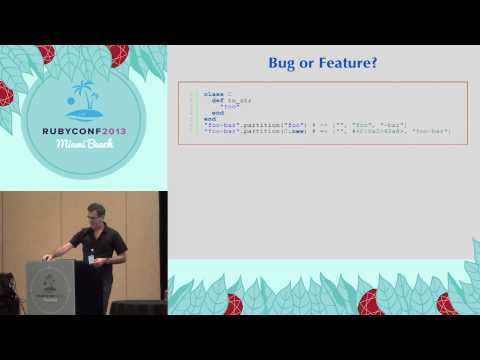 Ruby Conf 2013 - Ruby-Core dilemmas by Marc-André Lafortune