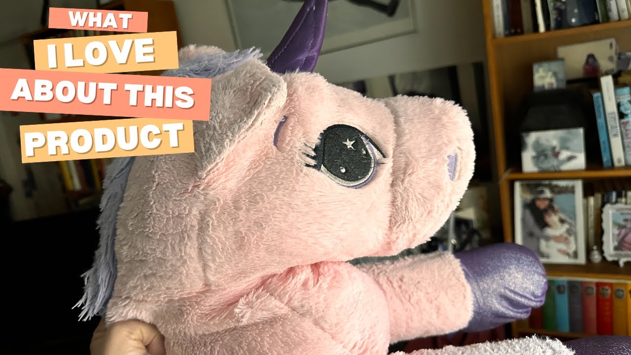 Big Unicorn Plush Pillow Review 🦄 | Giant Stuffed Animal for Bedroom & Gifts