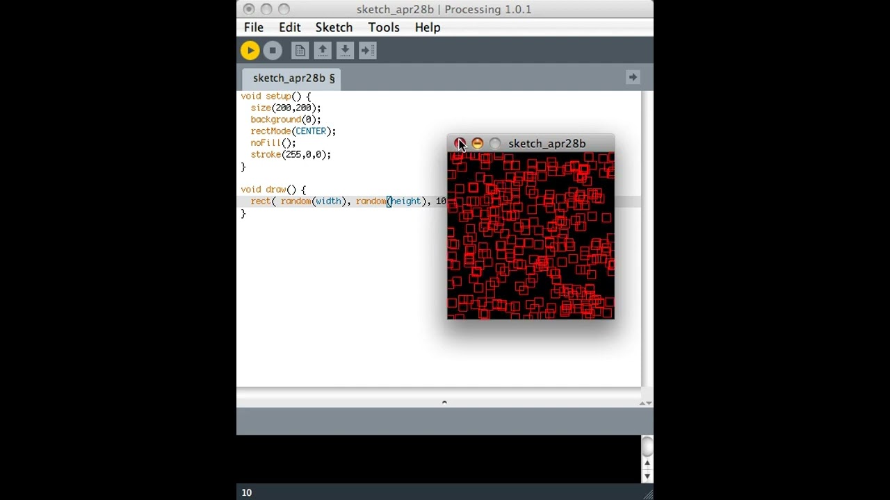 Processing (1 of 21): Animation (1 of 3) Drawing with Loops
