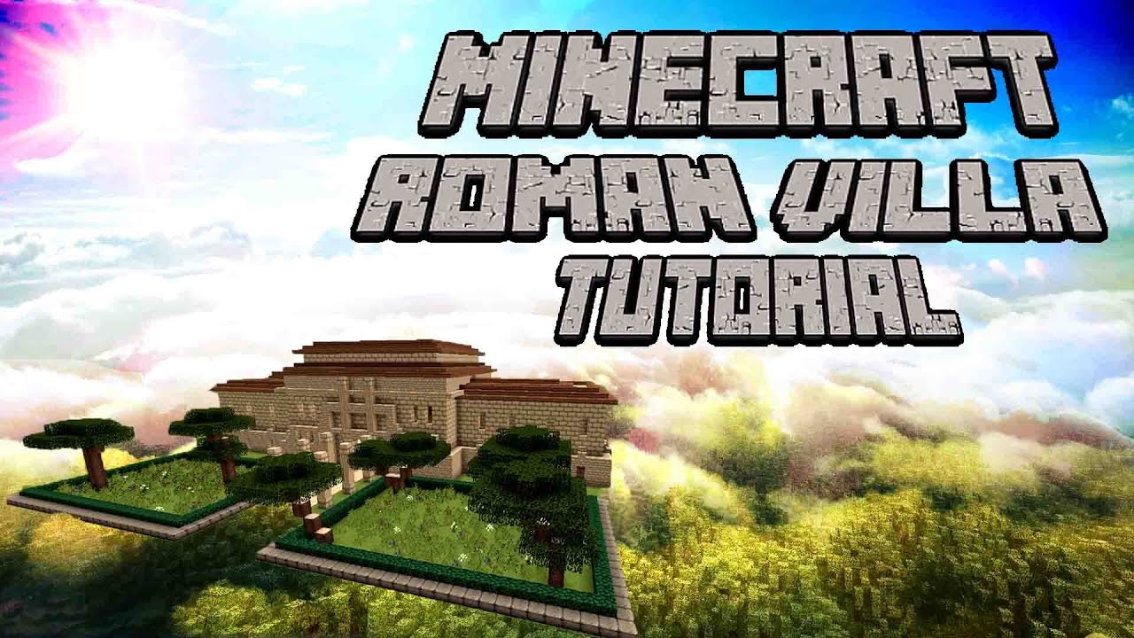 Minecraft Roman Villa Tutorial (Part 1)