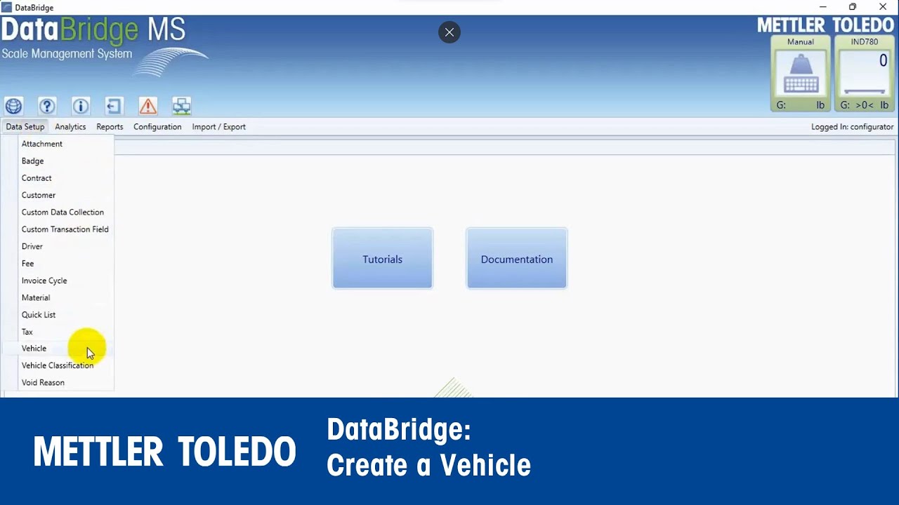 DataBridge: Create a Vehicle