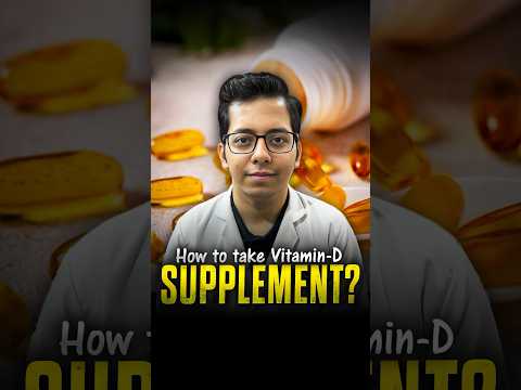 How to Take Vitamin-D Supplement ? (Dosage,Timing) | Dt.Bhawesh | #diettubeindia #dietitian #shorts