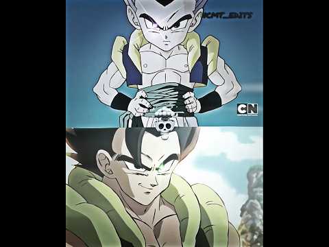 Trunks and Goten x Vegeta and Goku fusion dance ☠️💀 #goku #vegeta #dbs #trunks #goten #skulledit