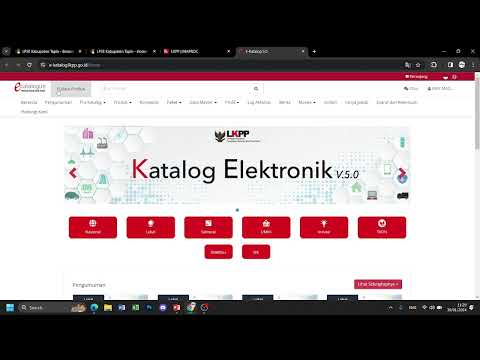 Tutorial SiRUP dan E-Katalog LKPP