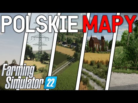 TOP 5 Polskie Mapy do Farming Simulator 22 | POLSKIE MODY DO FS 22