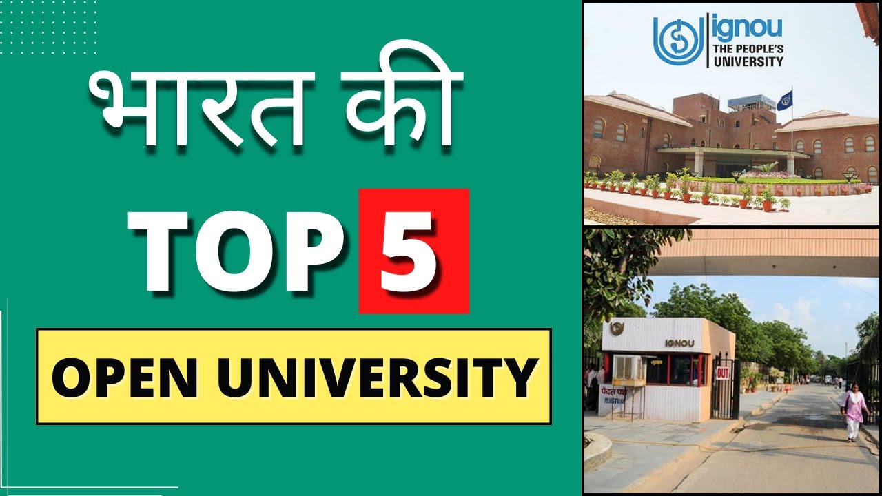 Top 5 distance learning open universities in India