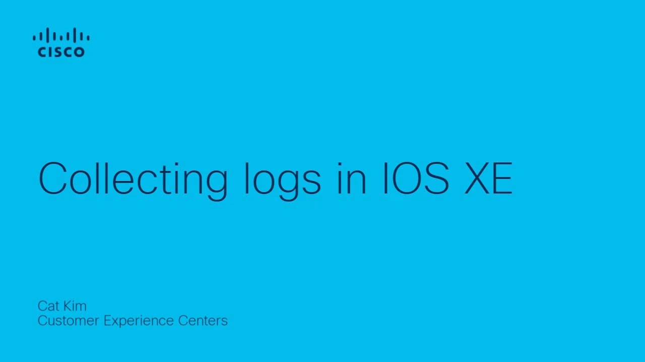 How to Collect Logs on Cisco IOS XE | Step-by-Step Guide