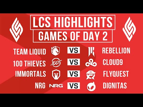 LCS Highlights ALL GAMES Day 2 | LCS Spring 2024