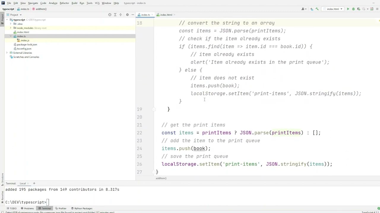 Github copilot TypeScript demo