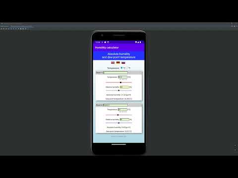 Mobile App | Humidity calculator
