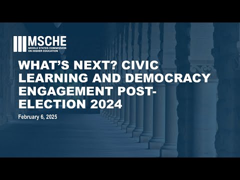 What’s Next Civic Learning and Democracy Engagement Post Election 2024