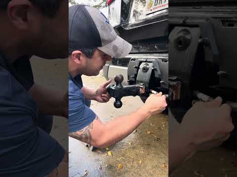 Tow hitch install on the 2024 Lexus GX 550 Overtrail #lexus #gx #gx550 #gx550overtrail