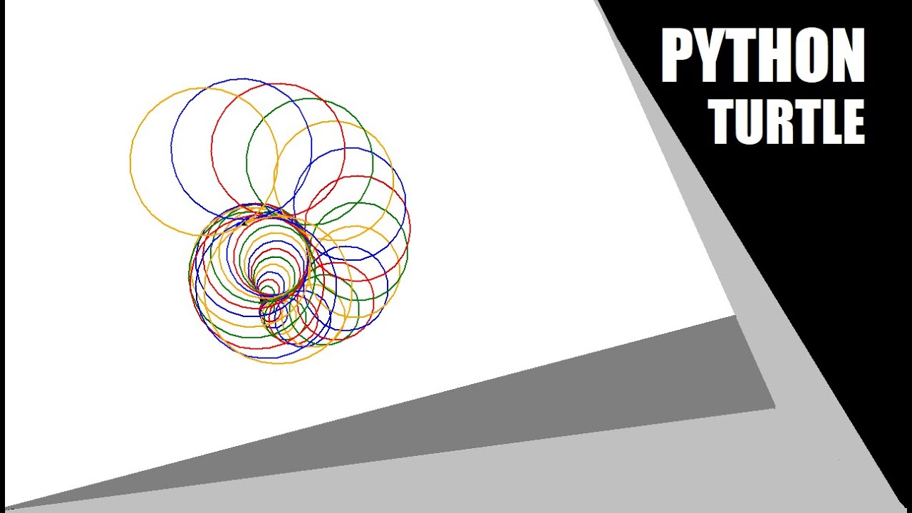 Python Turtle - Draw Spiral Helix Pattern in Python turtle Graphics | Spiral Helix By #BKTutorial