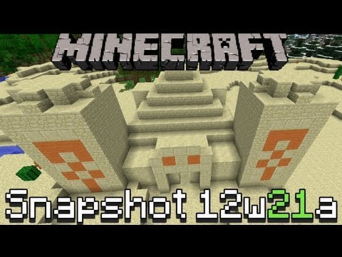 Minecraft: Snapshot 12w21a e 12w21b