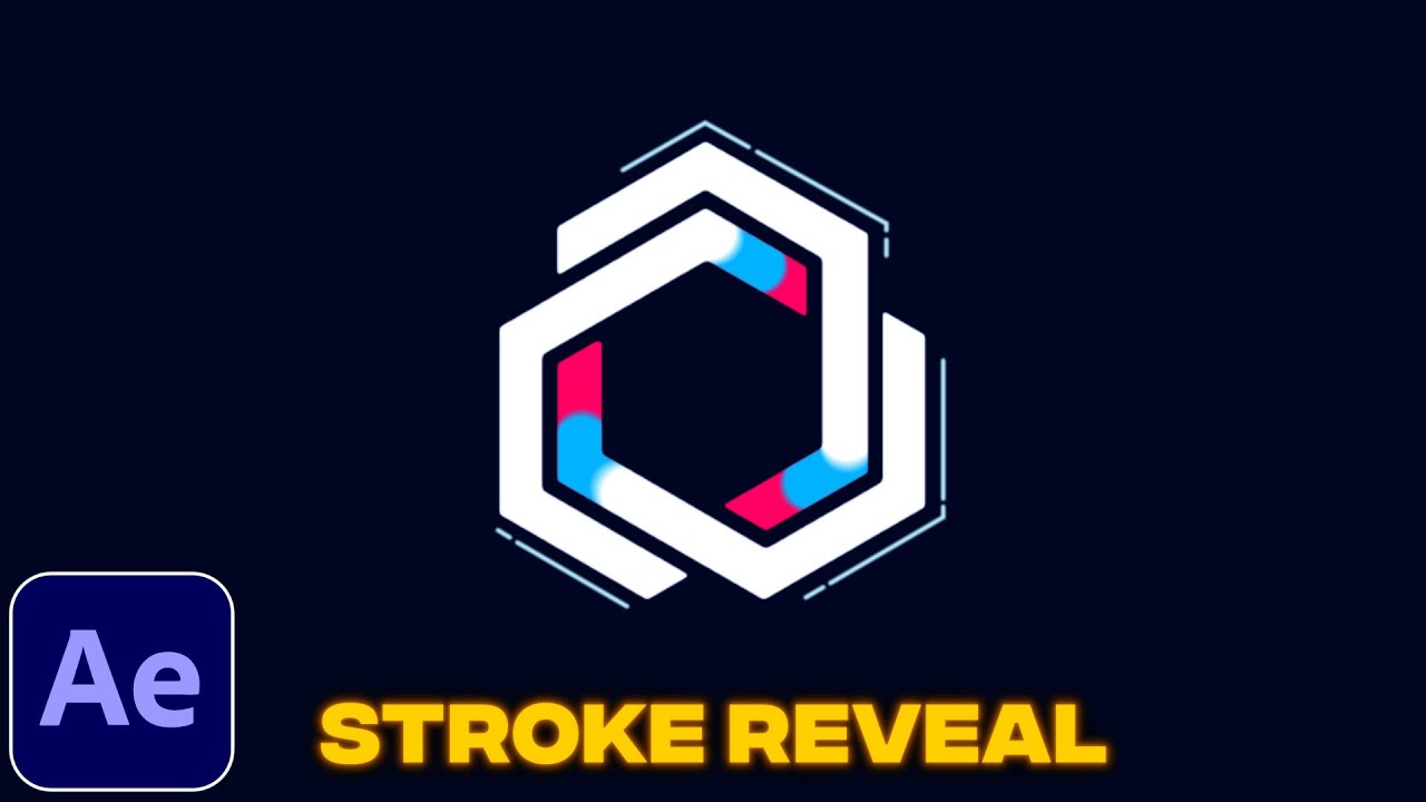Stroke Logo Animation Tutorial in After Effects | Stroke Logo Reveal
