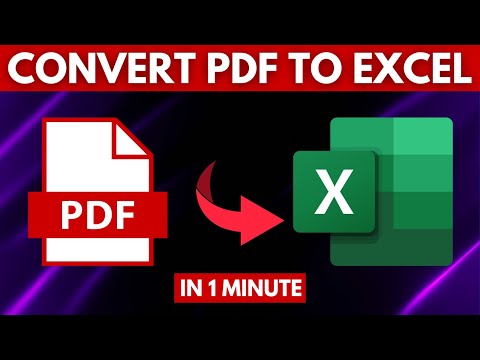 How To Convert PDF To Excel File [Easily]