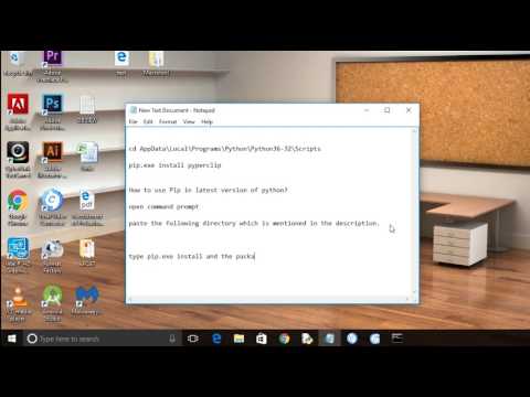 How to install packages for Python using PIP for Python 3+ Versions