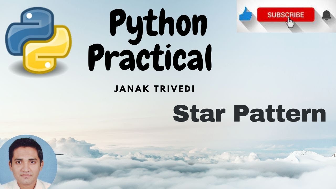 Experiment 19. Different Star Pattern (Pyramid Pattern) in Python || Python Programming Practical